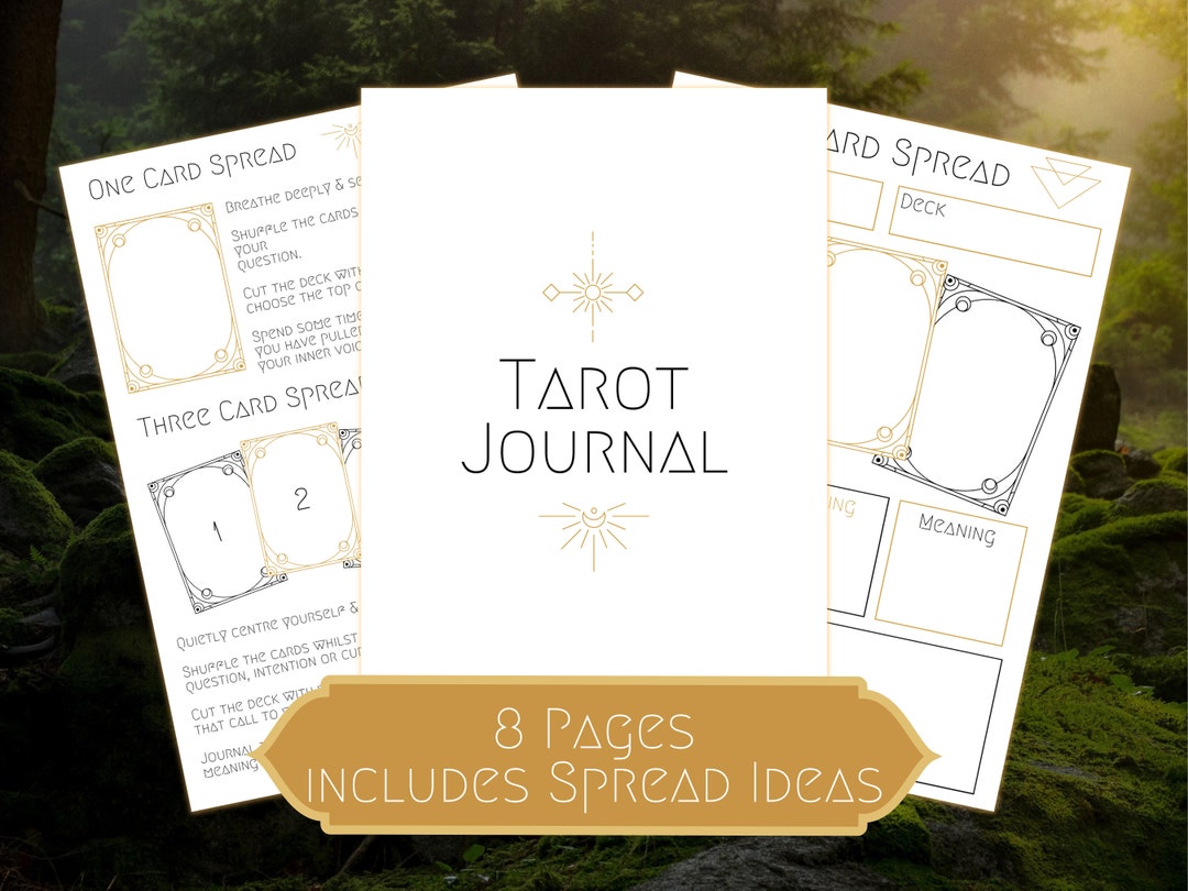 Digital Tarot Journal 2023 Printable, Digital Tarot Workbook, Goodnotes ...