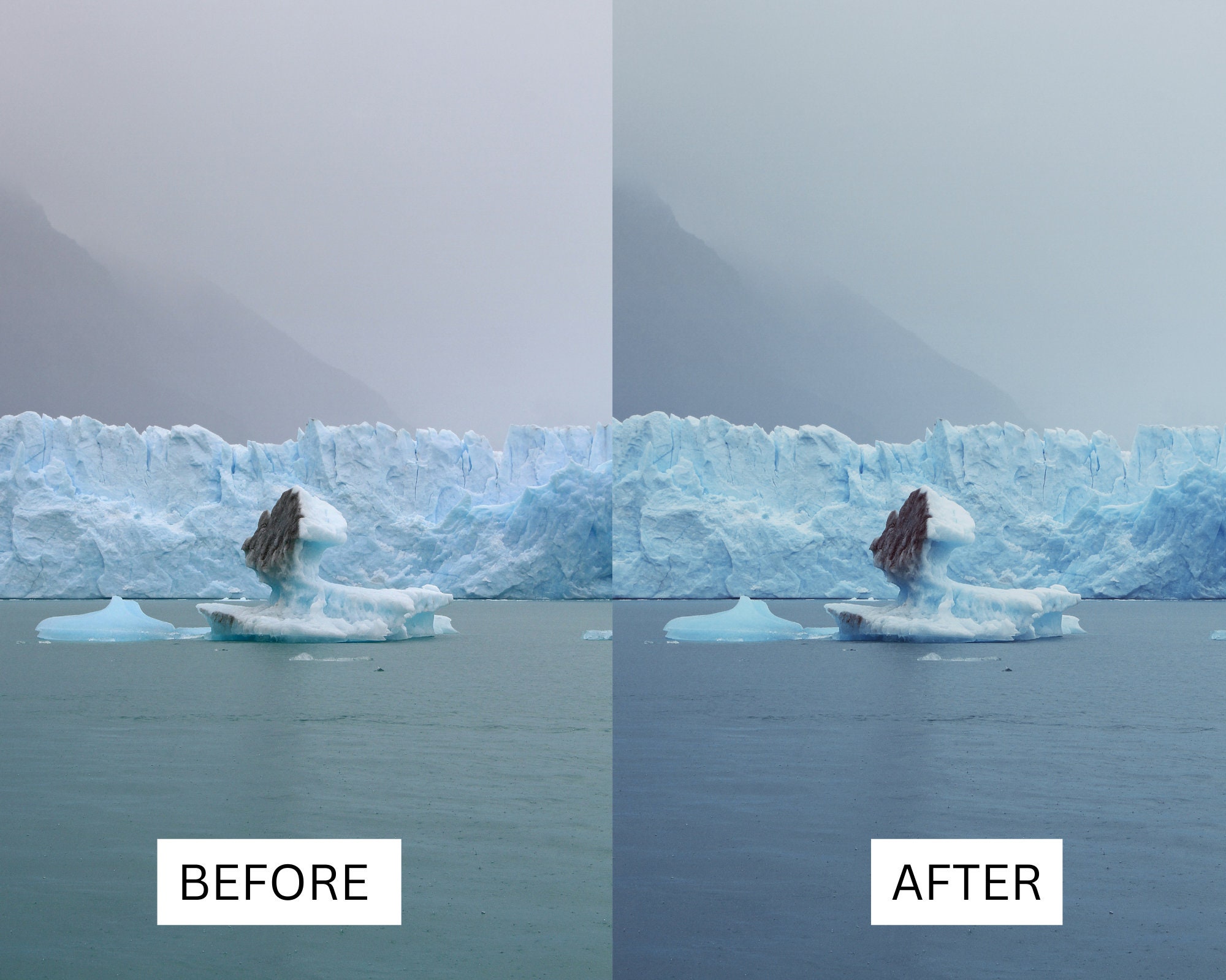 20 LUTS Arctic Snow Ice Winter Premiere Pro After Effects Photoshop ...