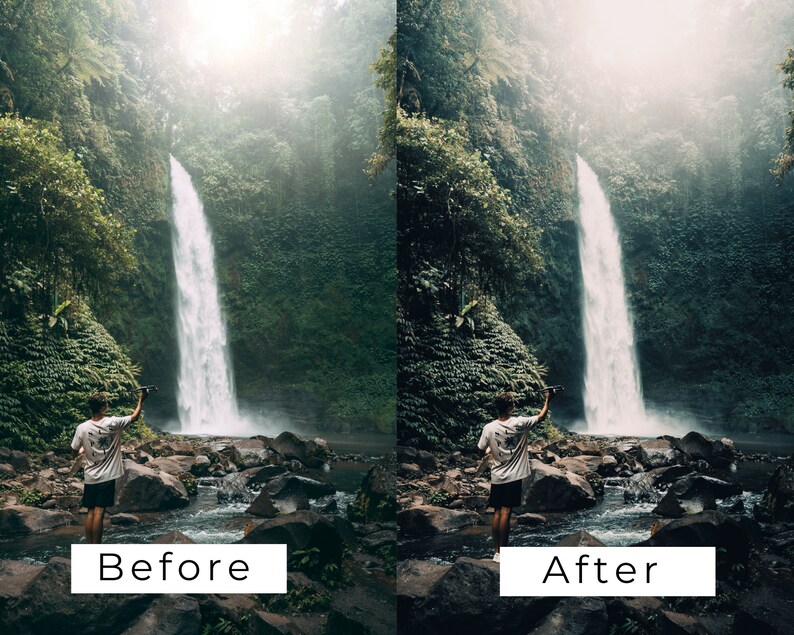 40 LUTS Tropical Rainforest Video Presets Video Editing Video Filters ...