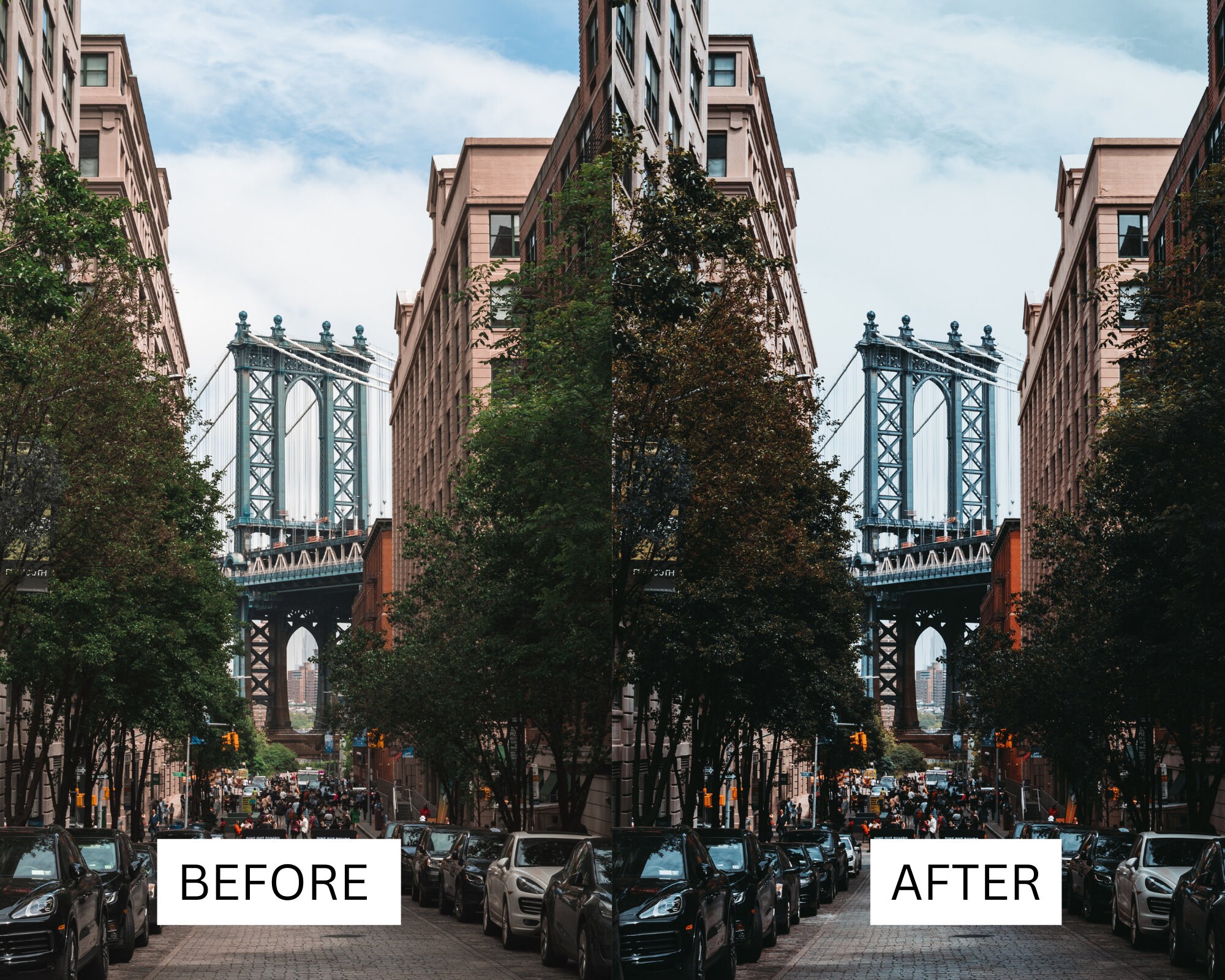 50 Street Photography Luts | Urban Cinematic Color Grading Pack for ...