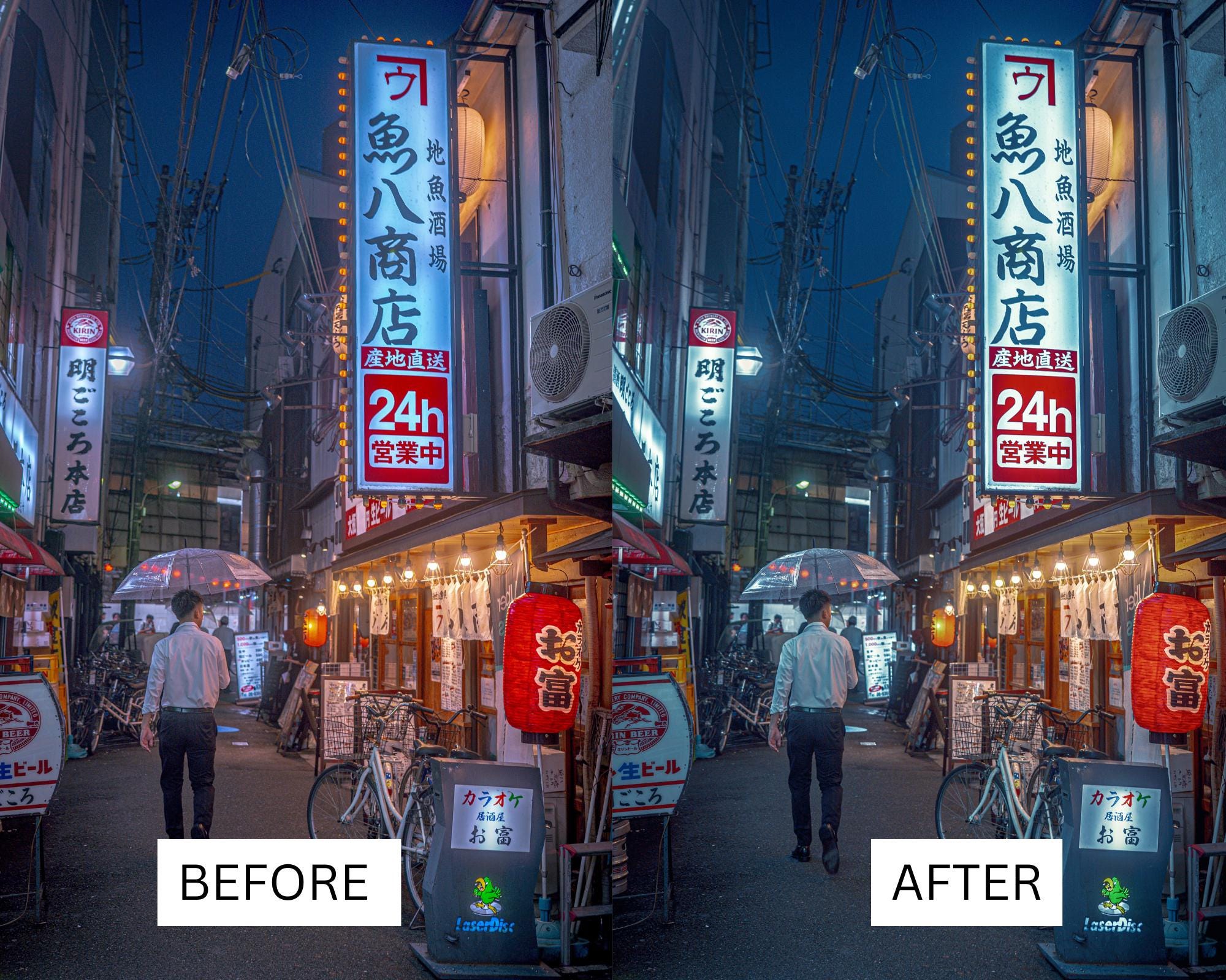40 LUTS Neon Tokyo Travel Japan Cyberpunk Night Photography Premiere ...