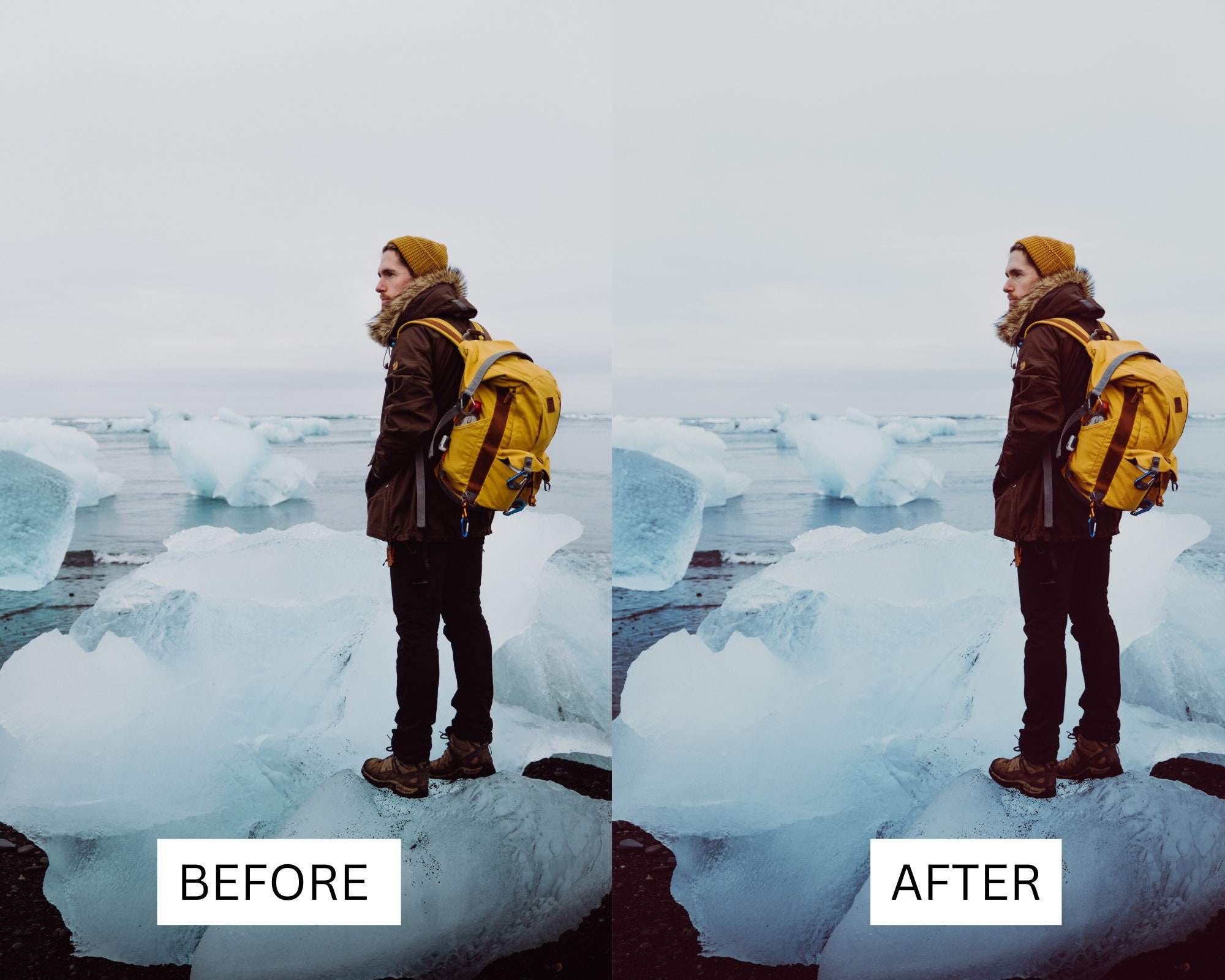 20 LUTS Arctic Snow Ice Winter Premiere Pro After Effects Photoshop ...