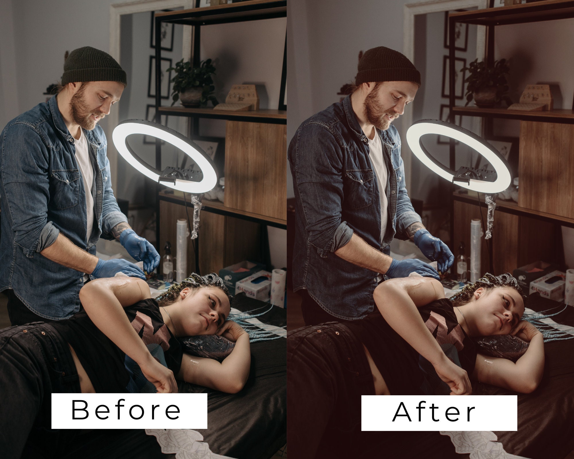30 LUTS | Tattoo Artist | Tattoos | Ink | Premiere Pro | Photoshop ...