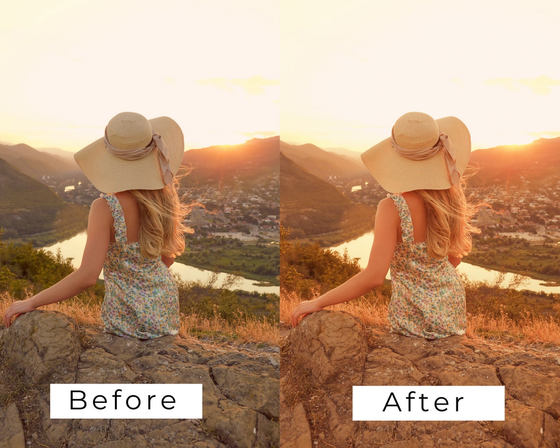 30 Sunrise Golden Hour Luts | Warm Film Color Grading for Premiere Pro ...