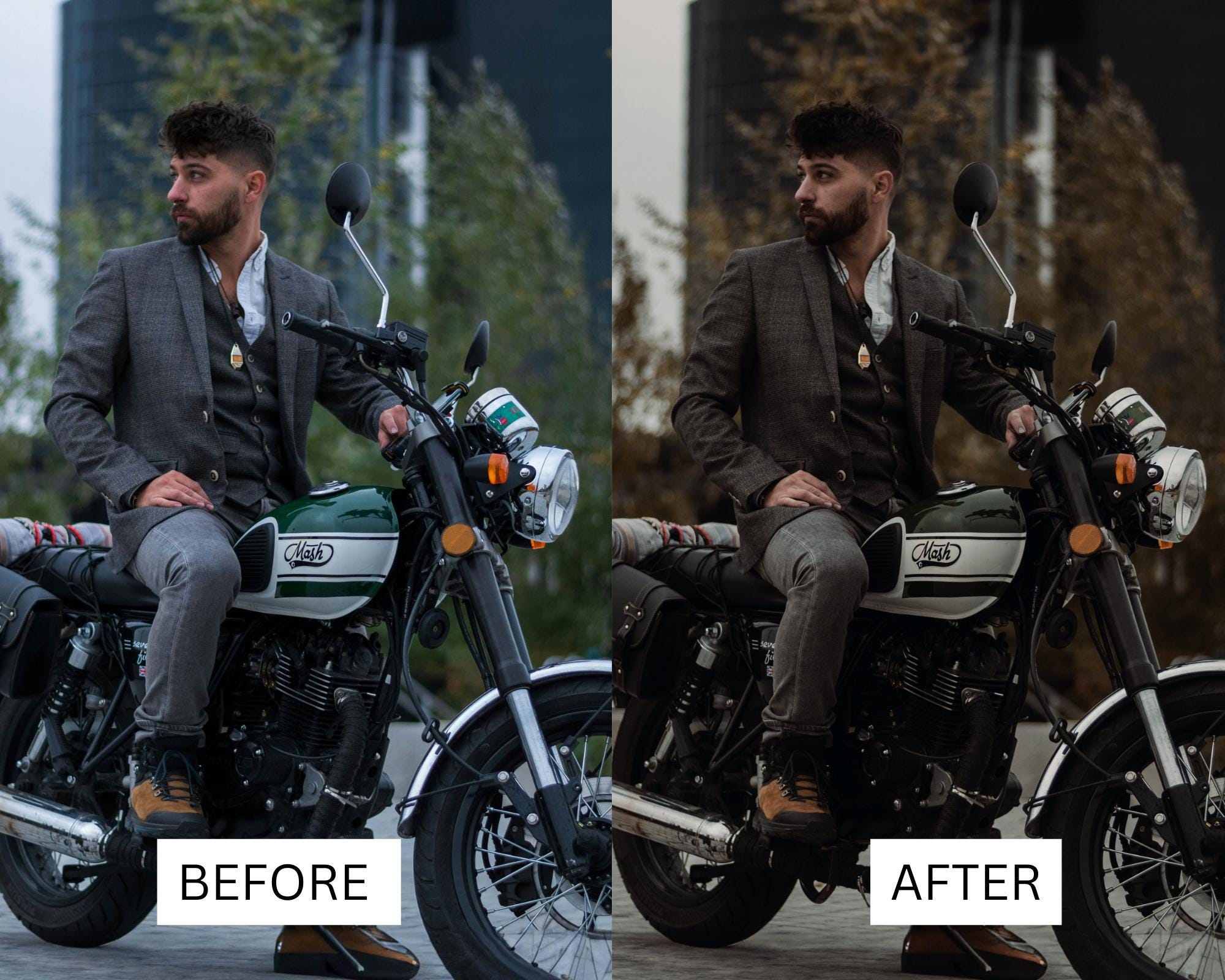 40 LUTS | Urban Aesthetic | Motorcycle | Motorbike | Car | Dark | Moody ...