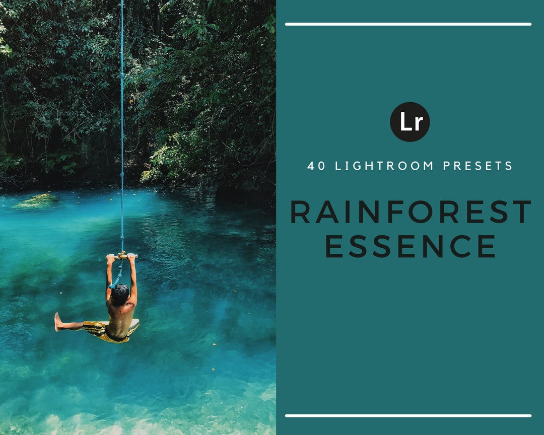 40 Lightroom Presets | Rainforest | Jungle | Green Aesthetic | Green ...
