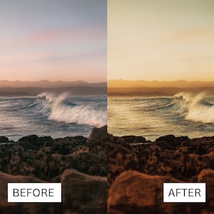 40 LUTS | Golden Hour | Sunset | Landscapes | Premiere Pro | Photoshop ...
