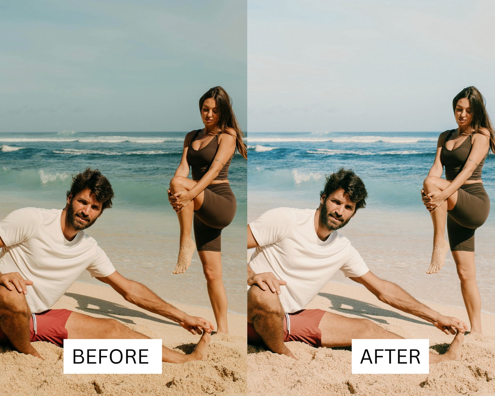 40 LUTS | Sunkissed | Sumer Sun | Bright | Beach | Premiere Pro | Photoshop | After Effects ...