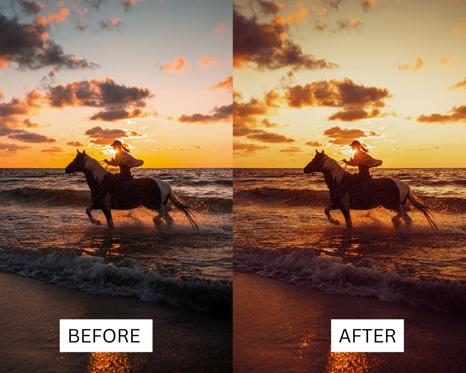 40 LUTS | Golden Hour | Sunset | Landscapes | Premiere Pro | Photoshop ...