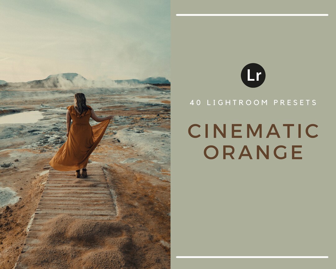 40 Lightroom Presets | Cinematic Orange | Teal | Desktop | Orange and ...