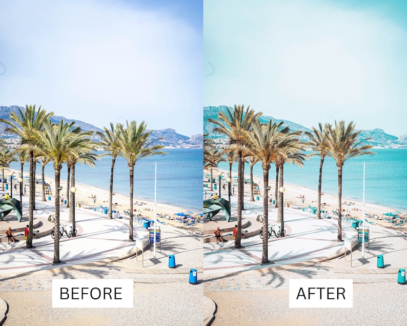 50 Beach Day Luts | Summer Ocean Color Grading | Cinematic Travel LUT ...