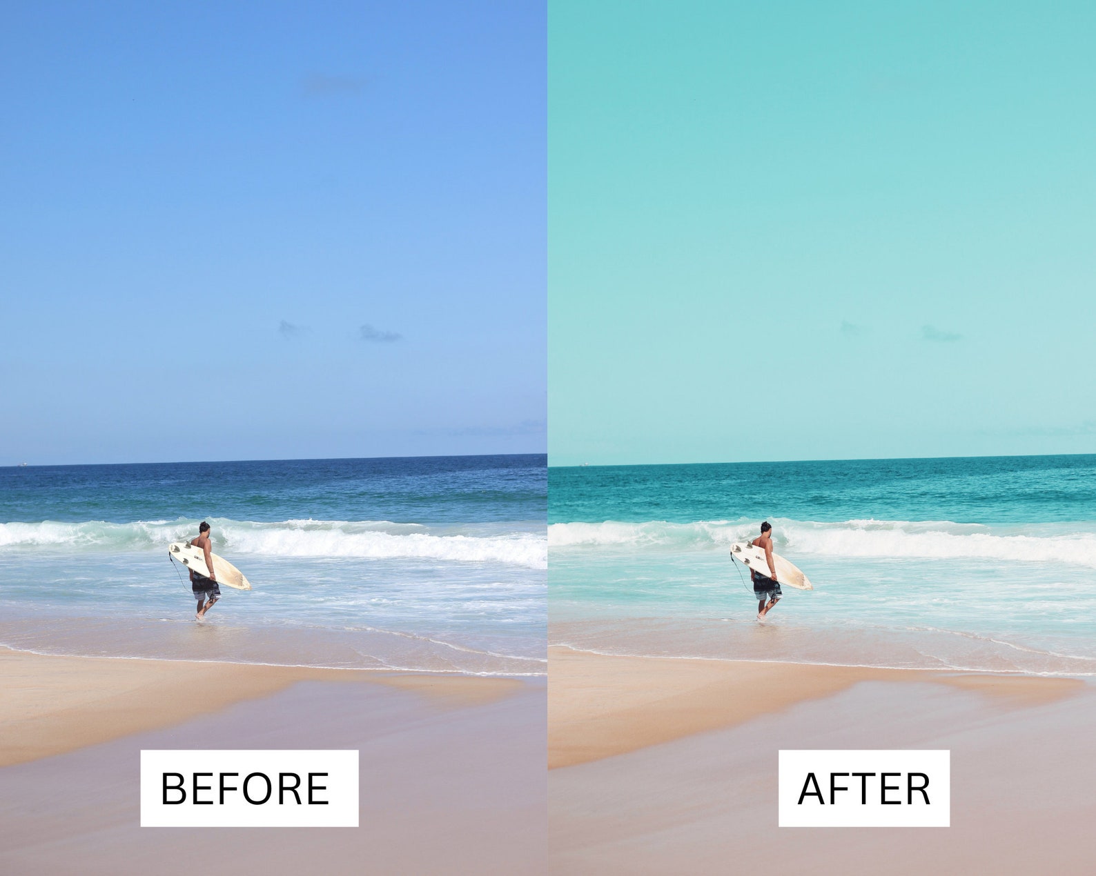 50 Beach Day Luts | Summer Ocean Color Grading | Cinematic Travel LUT ...