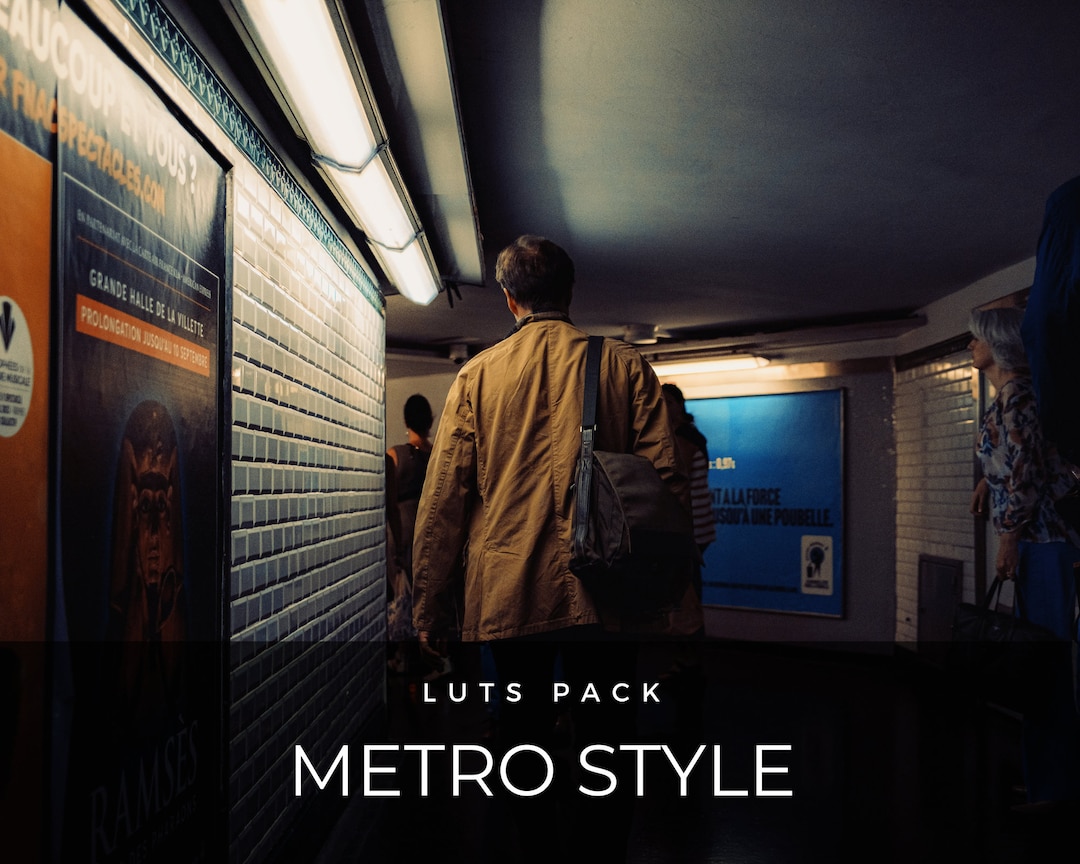 40 LUTS | Metro Style | Subway | Trains | Train Station | Premiere Pro ...