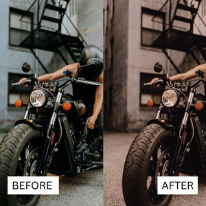 40 LUTS | Urban Aesthetic | Motorcycle | Motorbike | Car | Dark | Moody ...