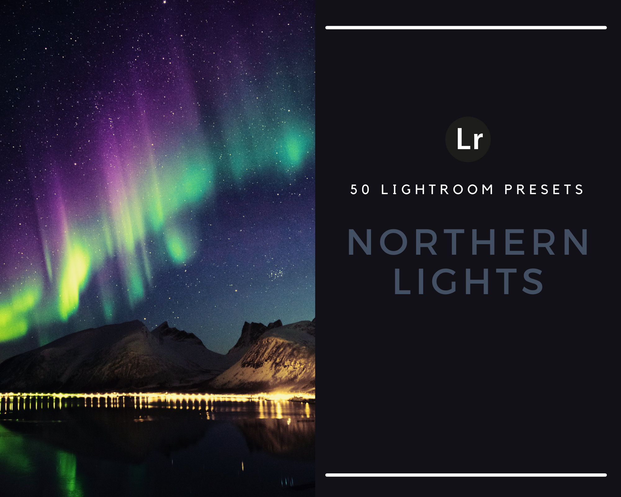 50 Northern Lights Lightroom Presets – Aurora Borealis | Cinematic ...