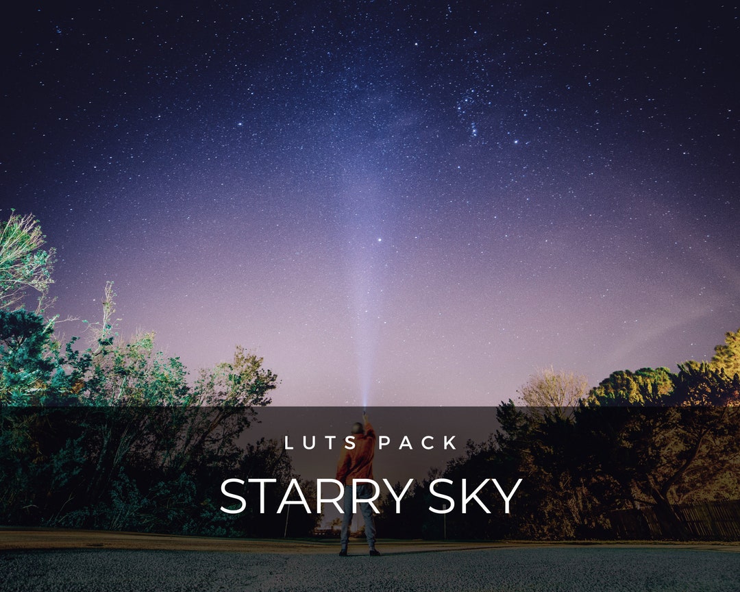 40 LUTS | Starry Sky | Stars | Night Sky | Galaxy | Video | Filters ...