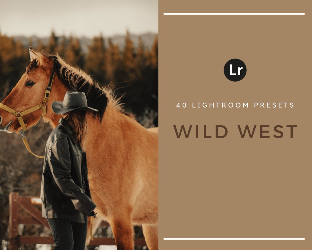 40 Lightroom Presets | Wild West | Farm Life | Country | Western | Horses | Desktop - Etsy