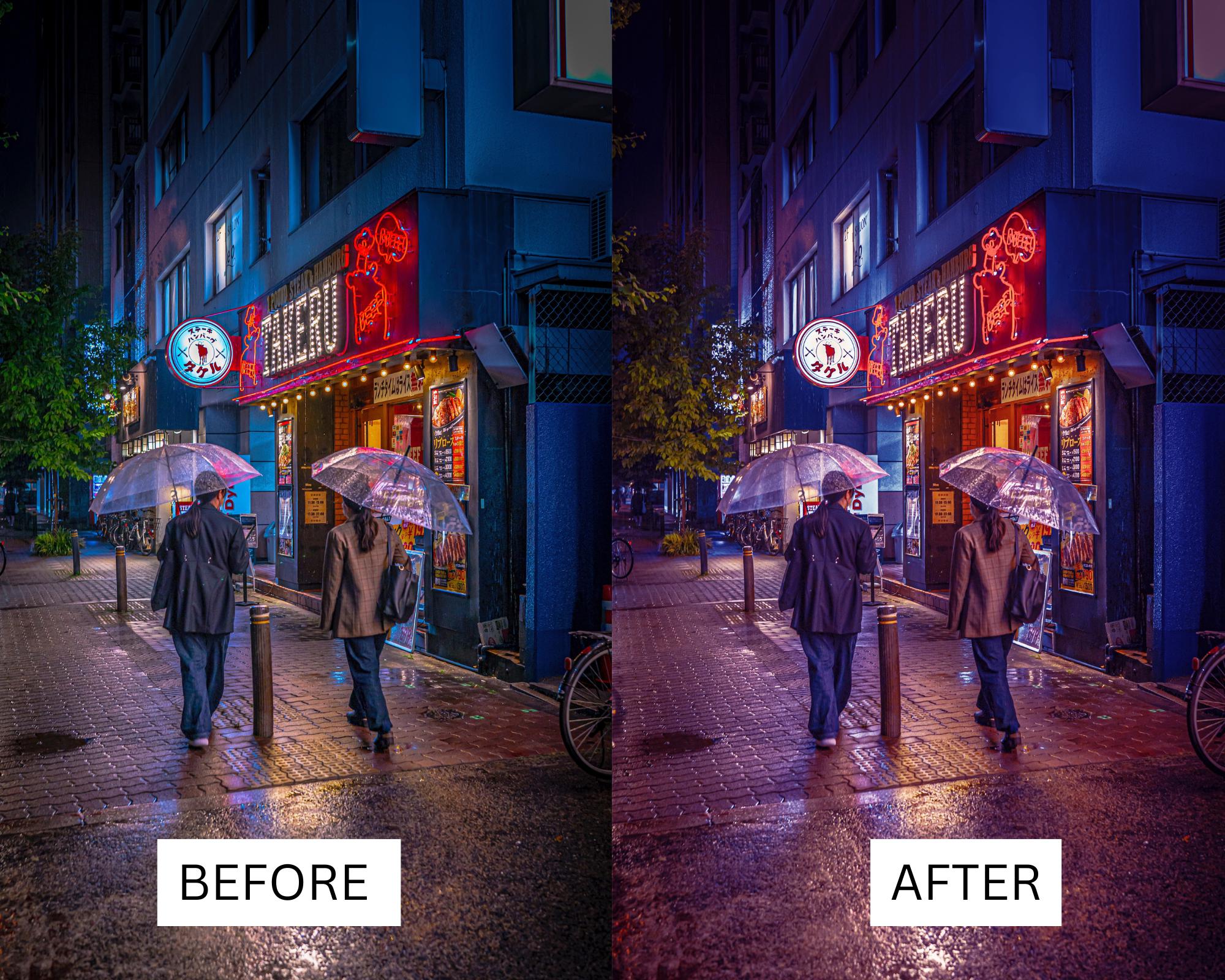 40 Neon Tokyo Luts | Cyberpunk City Night Color Grading for Premiere ...