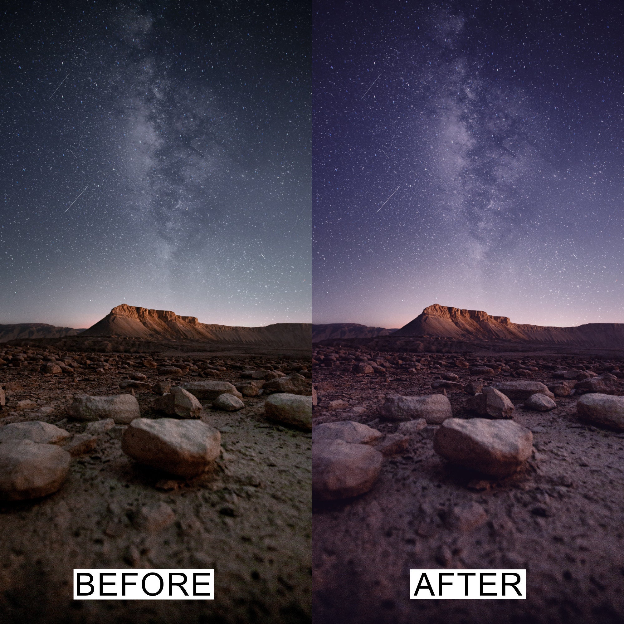 40 LUTS | Starry Sky | Stars | Night Sky | Galaxy | Video | Filters ...