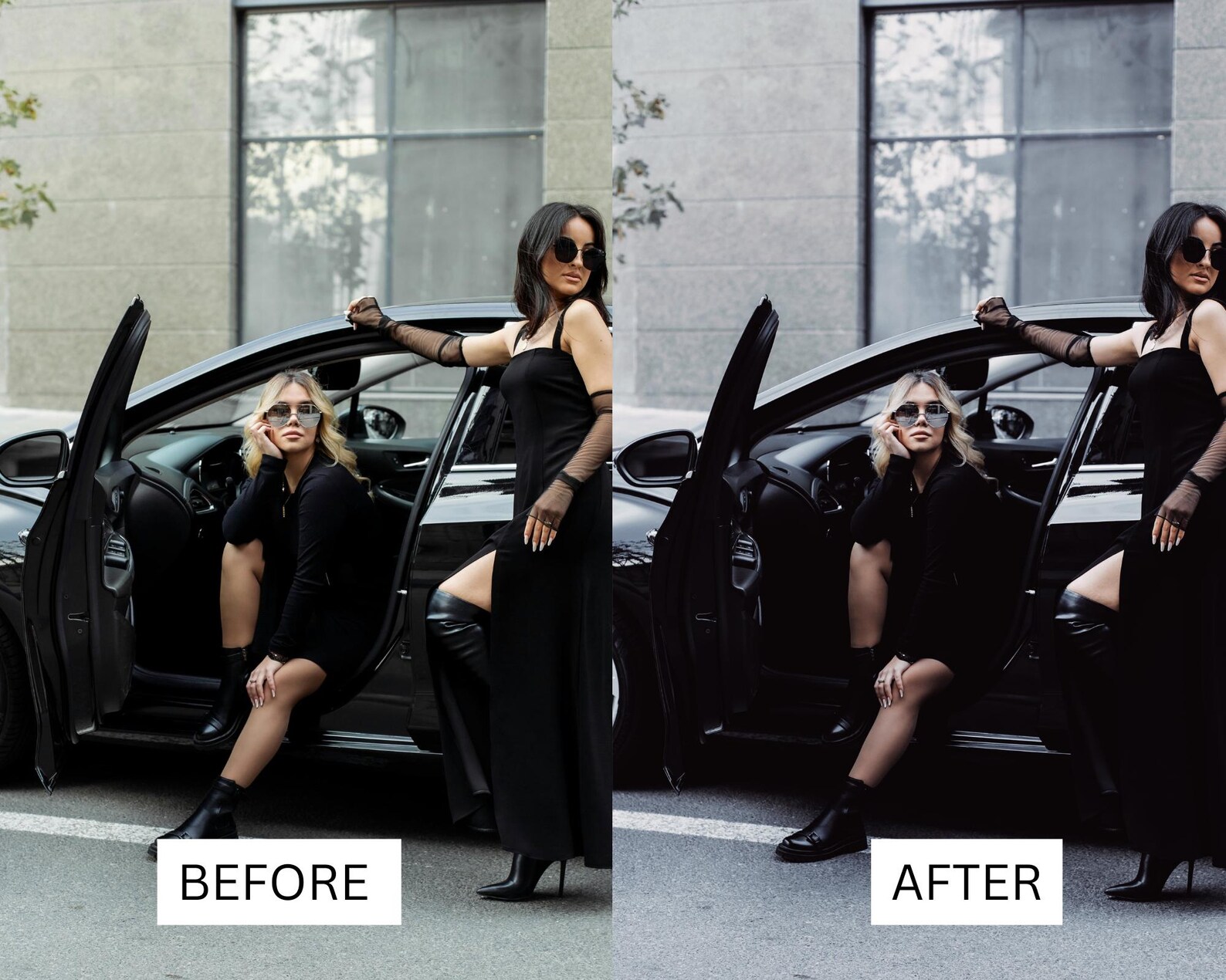 40 Dark Aesthetic Luts | Black Fashion Streetwear Color Grading for ...