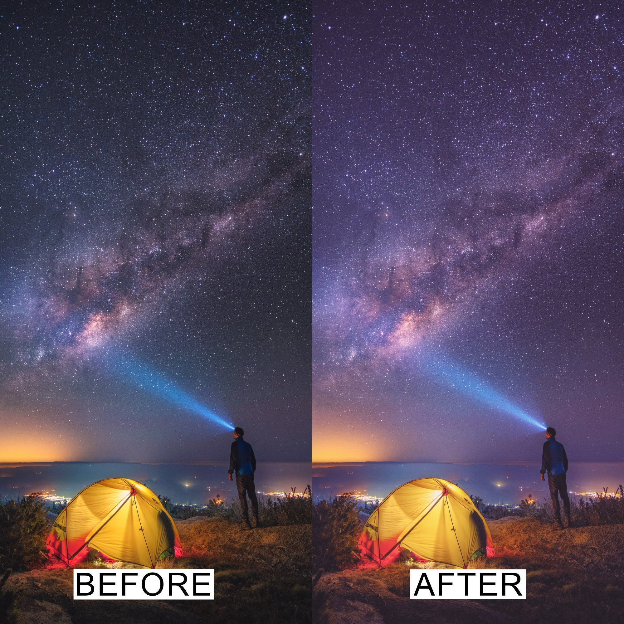 40 LUTS | Starry Sky | Stars | Night Sky | Galaxy | Video | Filters ...