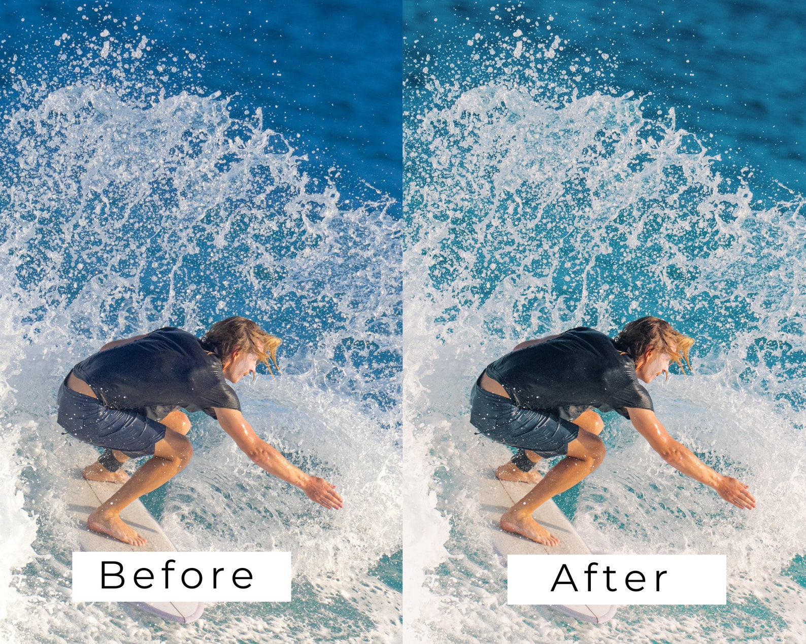 40 LUTS | Waves | Ocean | Surfing | Surfer | Water Sports | Photoshop ...