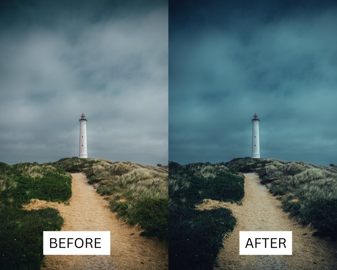 40 Moody Blue Landscape Luts | Cinematic Color Grading for Premiere Pro ...