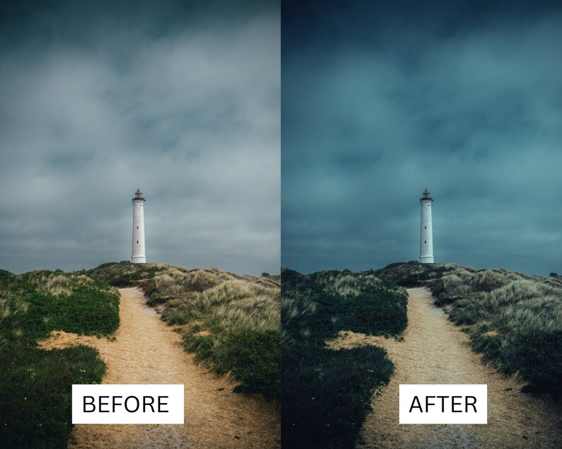 40 LUTS | Blue Haze | Cinematic | Landscape | Premiere Pro | Photoshop ...