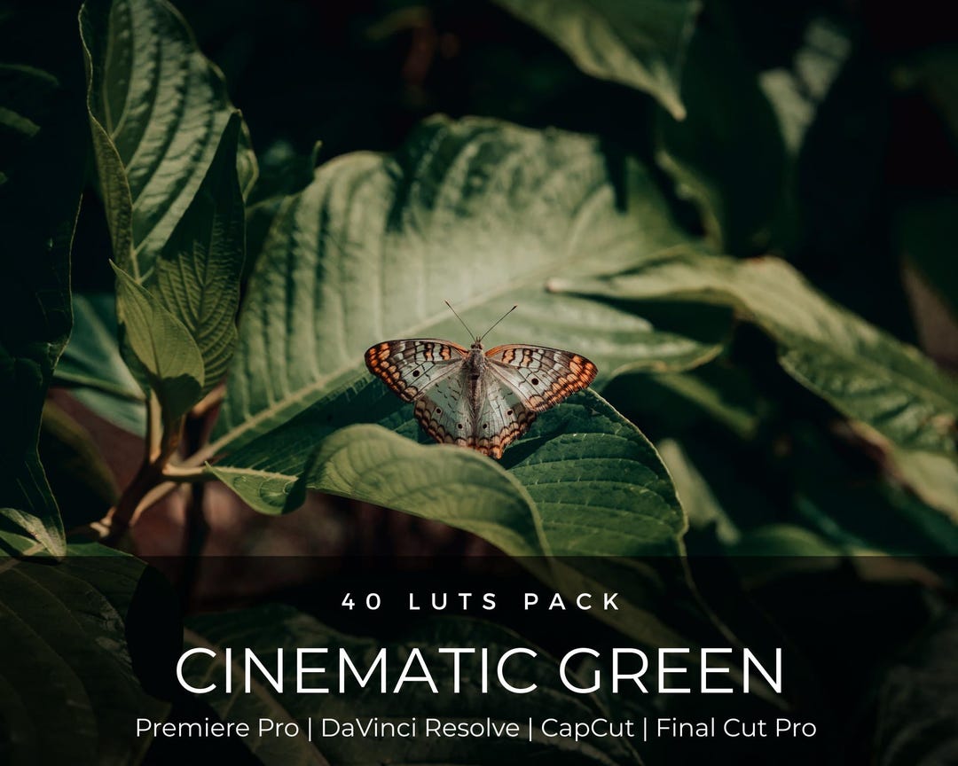 40 Cinematic Green LUT Pack | Nature & Landscape Color Grading Luts for ...