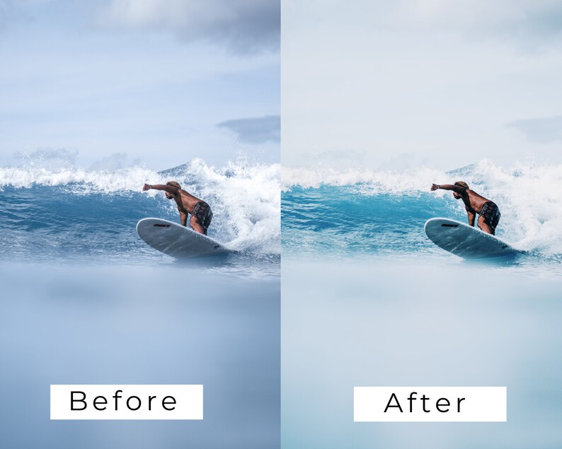 40 LUTS | Waves | Ocean | Surfing | Surfer | Water Sports | Photoshop ...