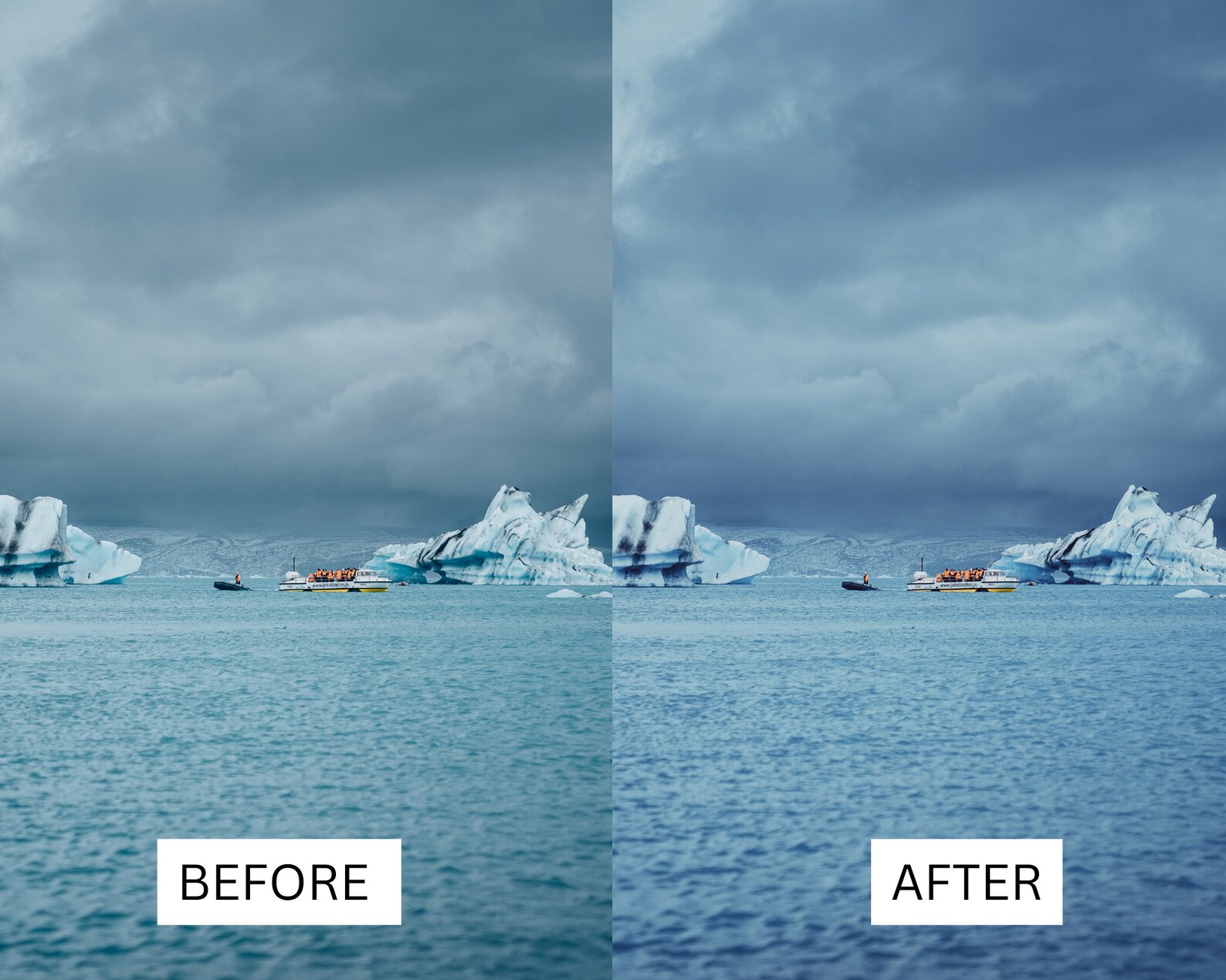 20 Arctic Cinematic Luts | Cold Blue Ice & Snow Color Grading for ...
