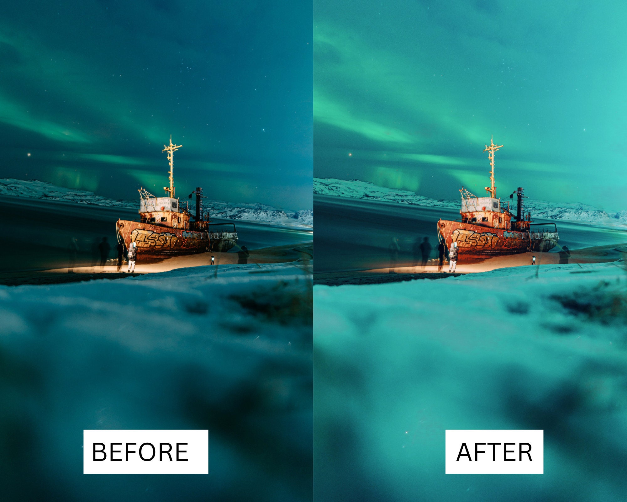 50 LUTS | Northern Lights | Aurora Borealis | Night Sky | Video Presets ...