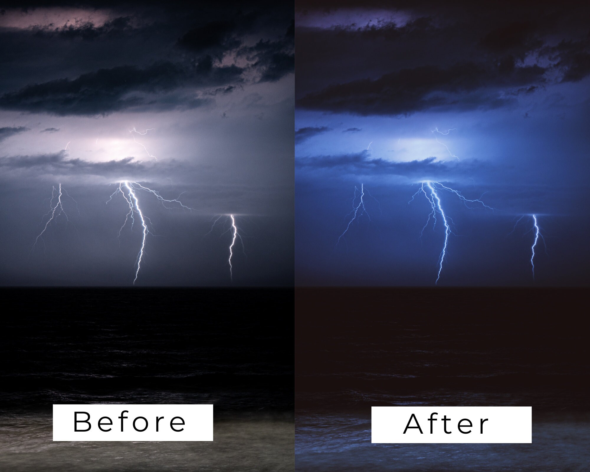 30 Lightroom Presets | Lightning | Thunder | Weather | Desktop | Storm ...