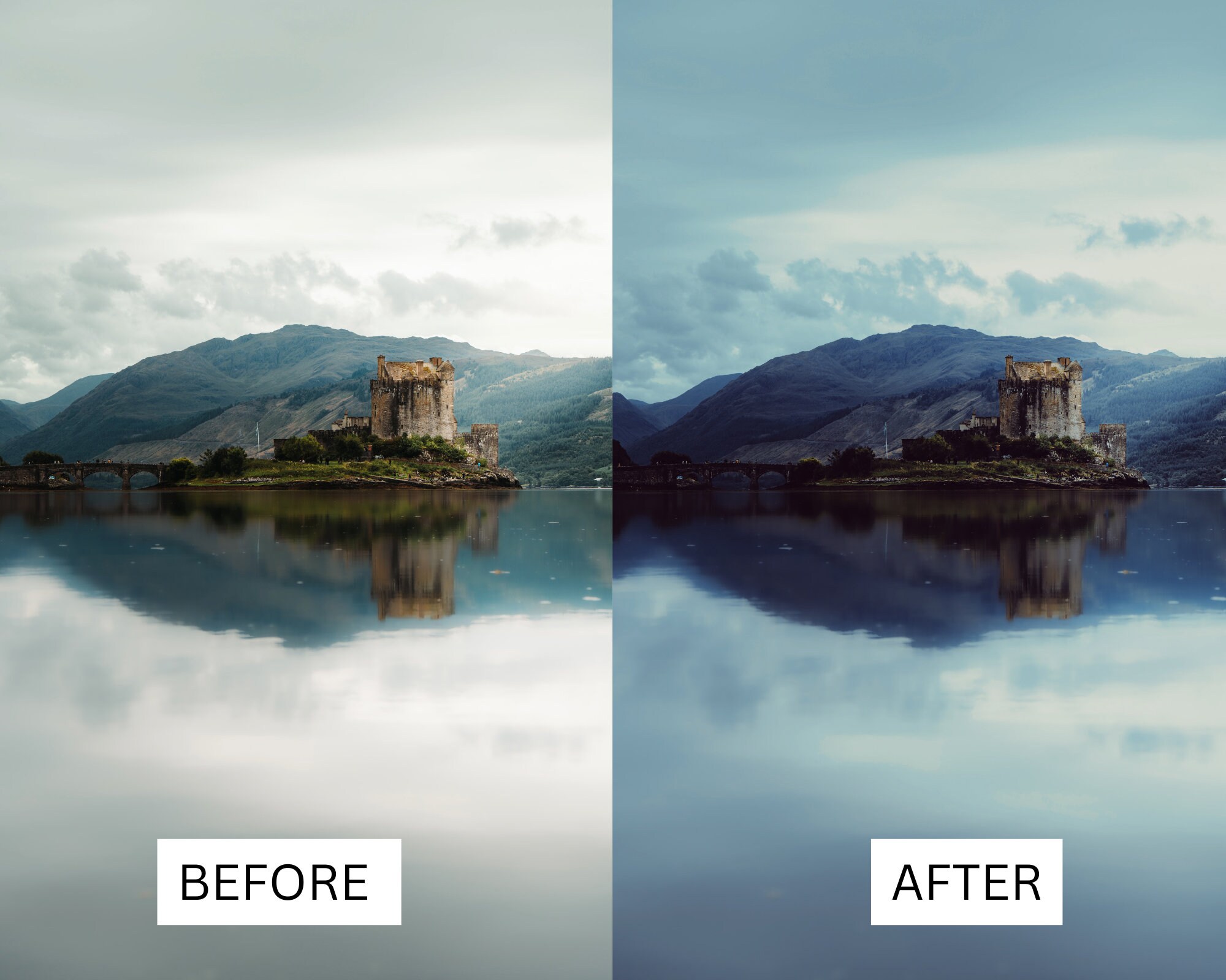 40 LUTS | Blue Haze | Cinematic | Landscape | Premiere Pro | Photoshop ...