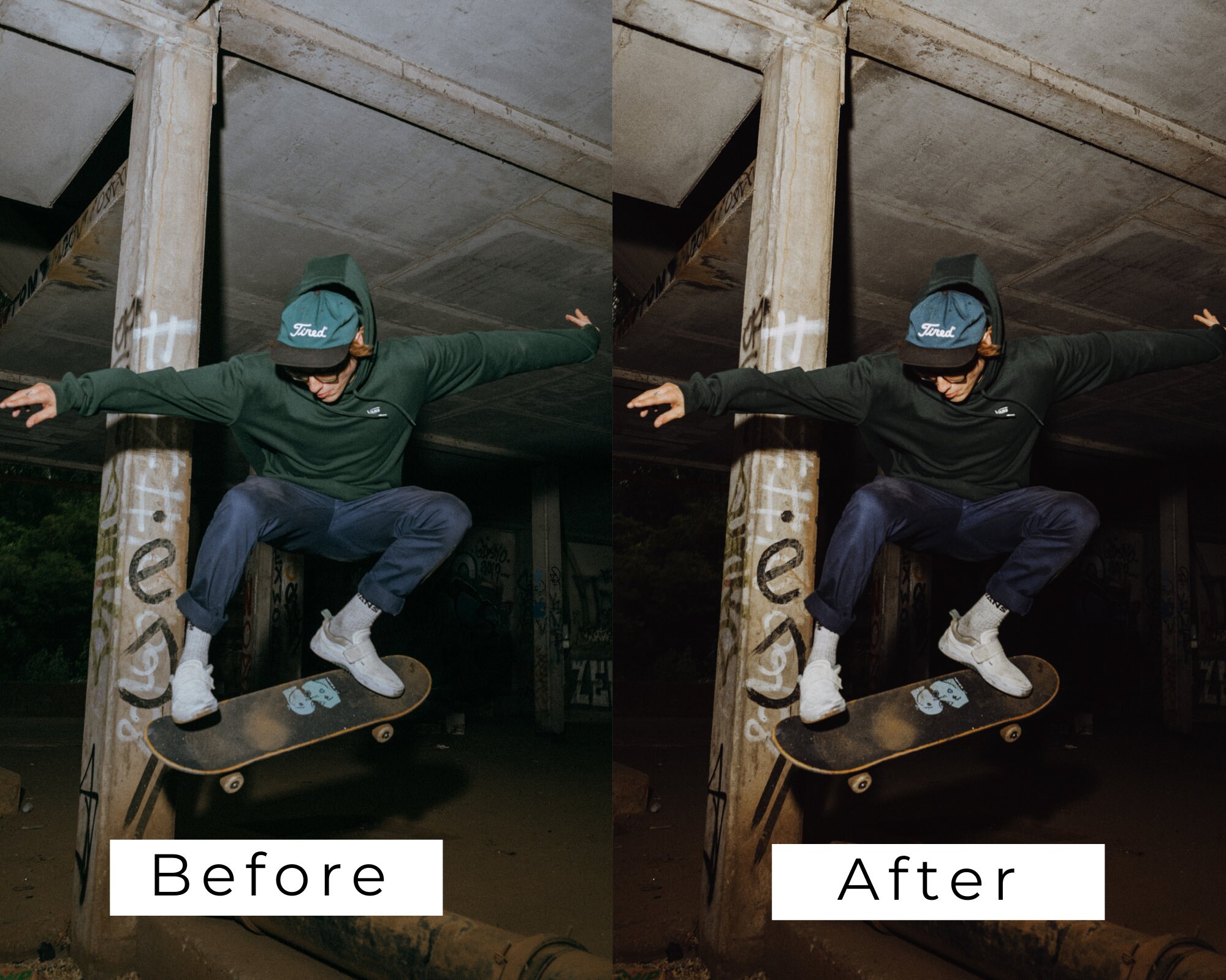 50 LUTS Skateboarder Skateboard Skating Video Presets Video Filters ...