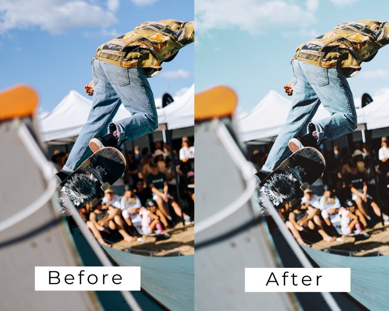 50 LUTS | Skateboarder | Skateboard | Skating | Video Presets | Video ...