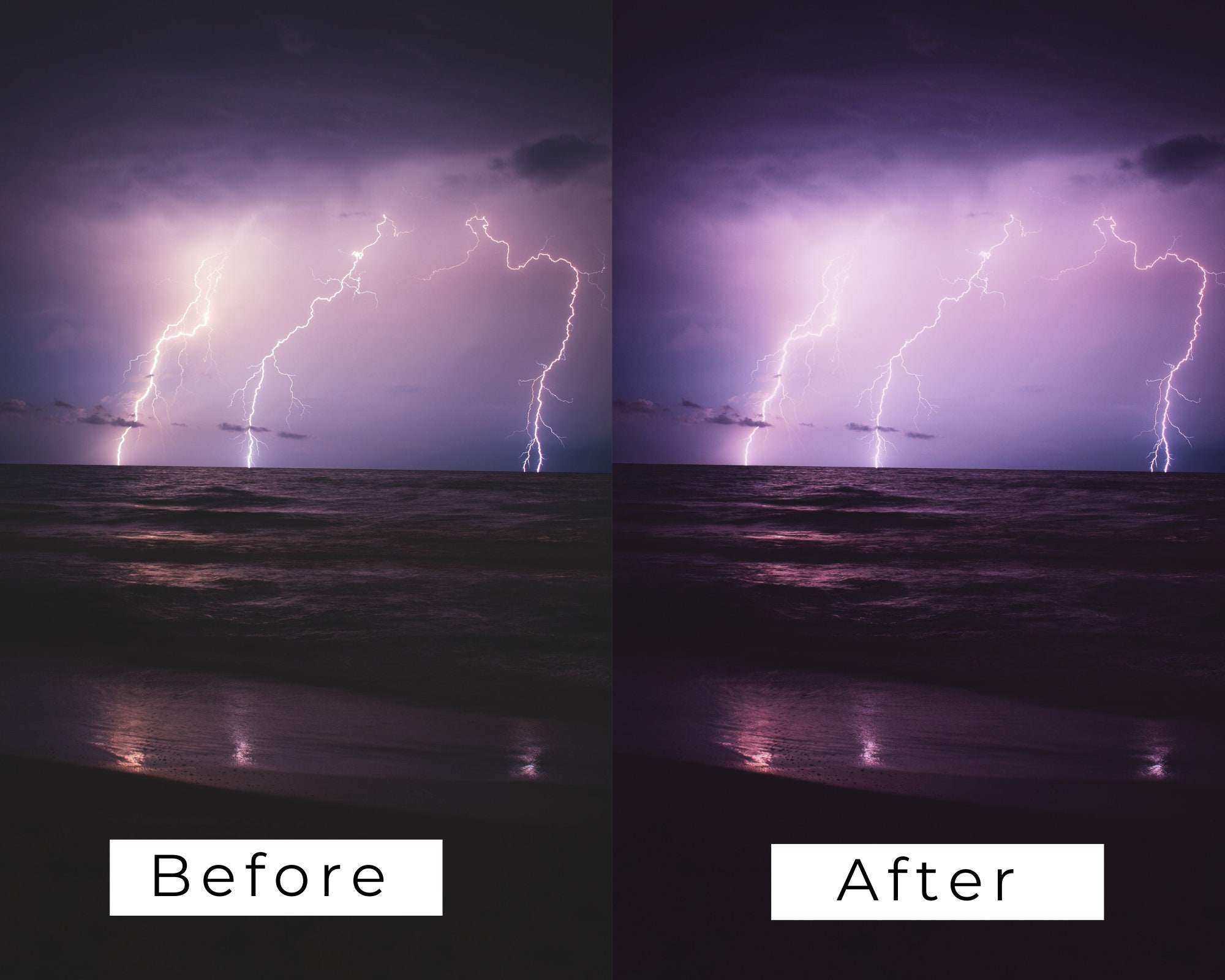 30 Lightroom Presets | Lightning | Thunder | Weather | Desktop | Storm ...