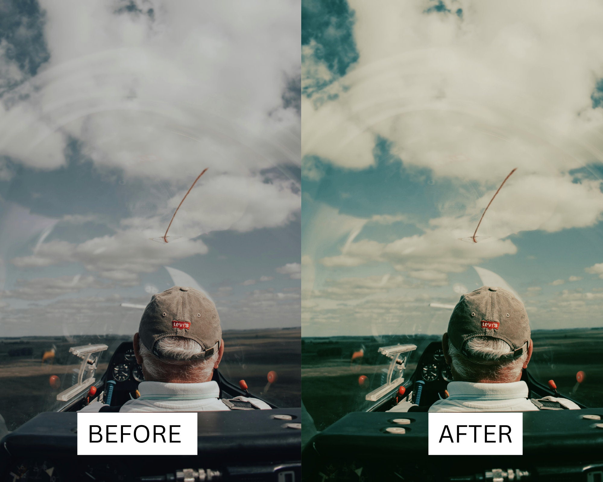40 Aviation Cinematic Luts | Aircraft & Sky Color Grading for Premiere ...