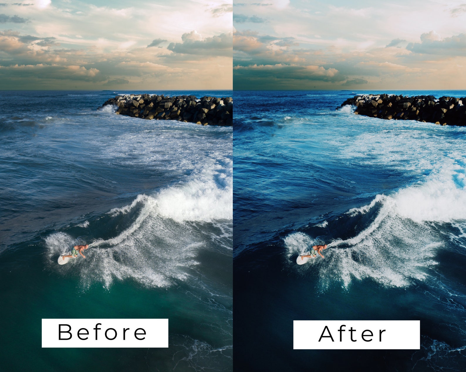 40 LUTS | Waves | Ocean | Surfing | Surfer | Water Sports | Photoshop ...