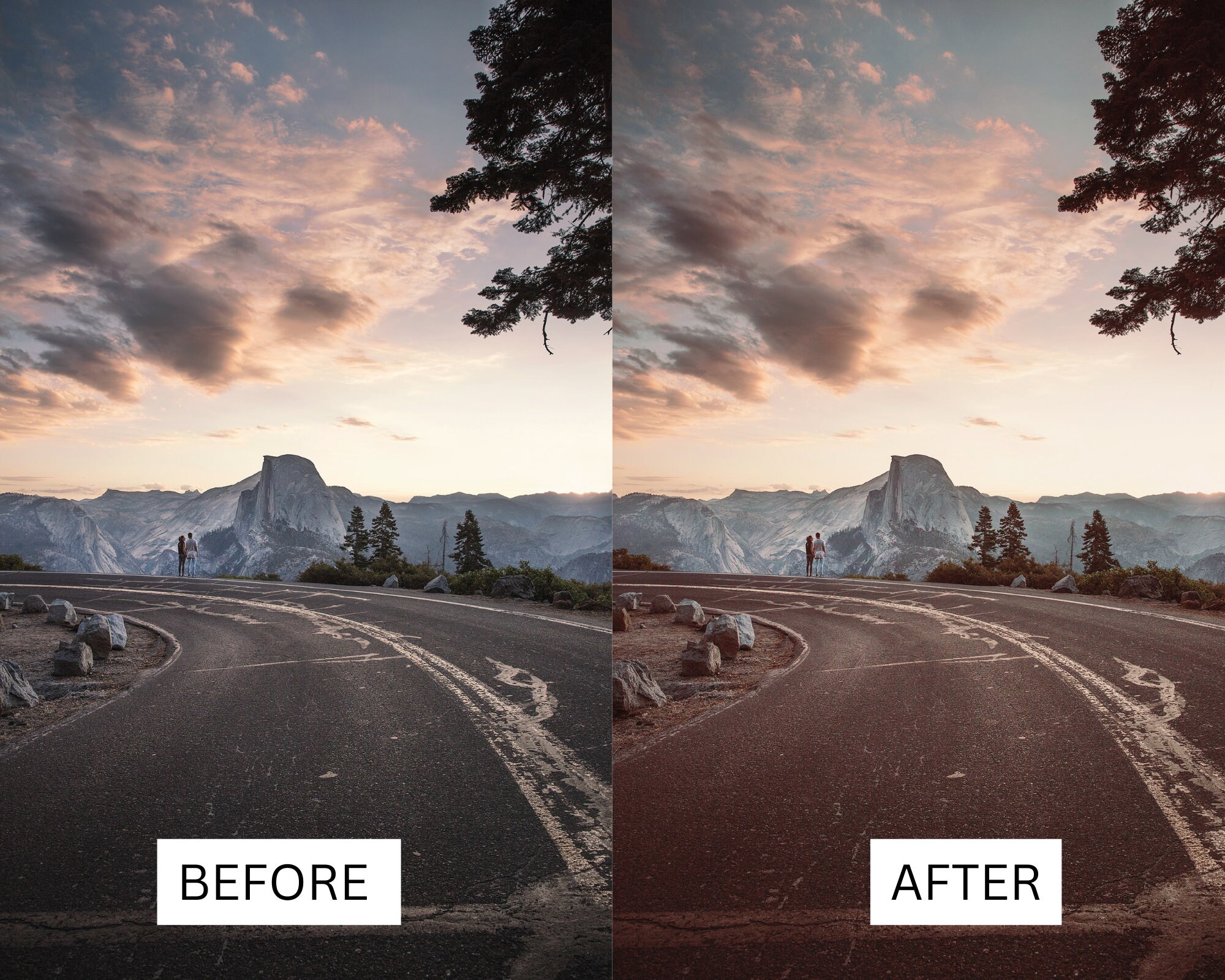 10 LUTS | Yosemite Sunset | Landscape | Hiking | Premiere Pro | After ...