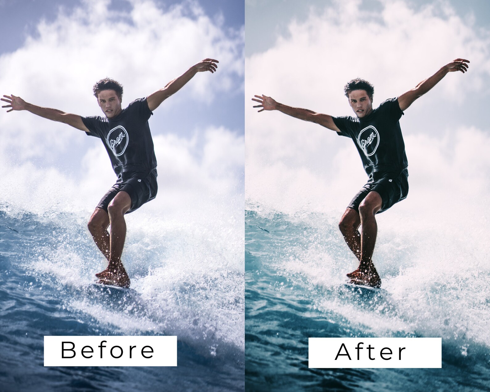 40 LUTS | Waves | Ocean | Surfing | Surfer | Water Sports | Photoshop ...