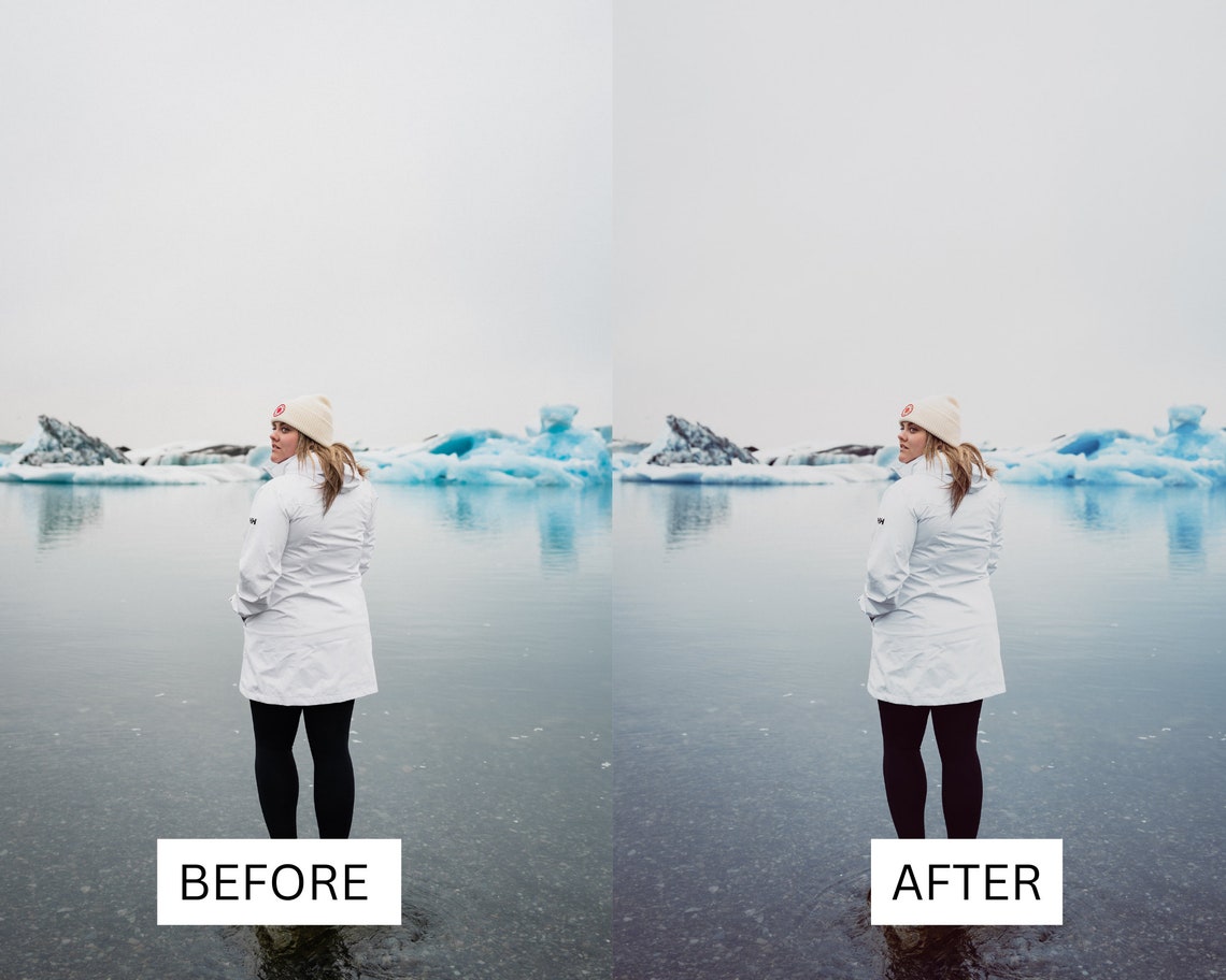 20 Arctic Cinematic Luts | Cold Blue Ice & Snow Color Grading for ...