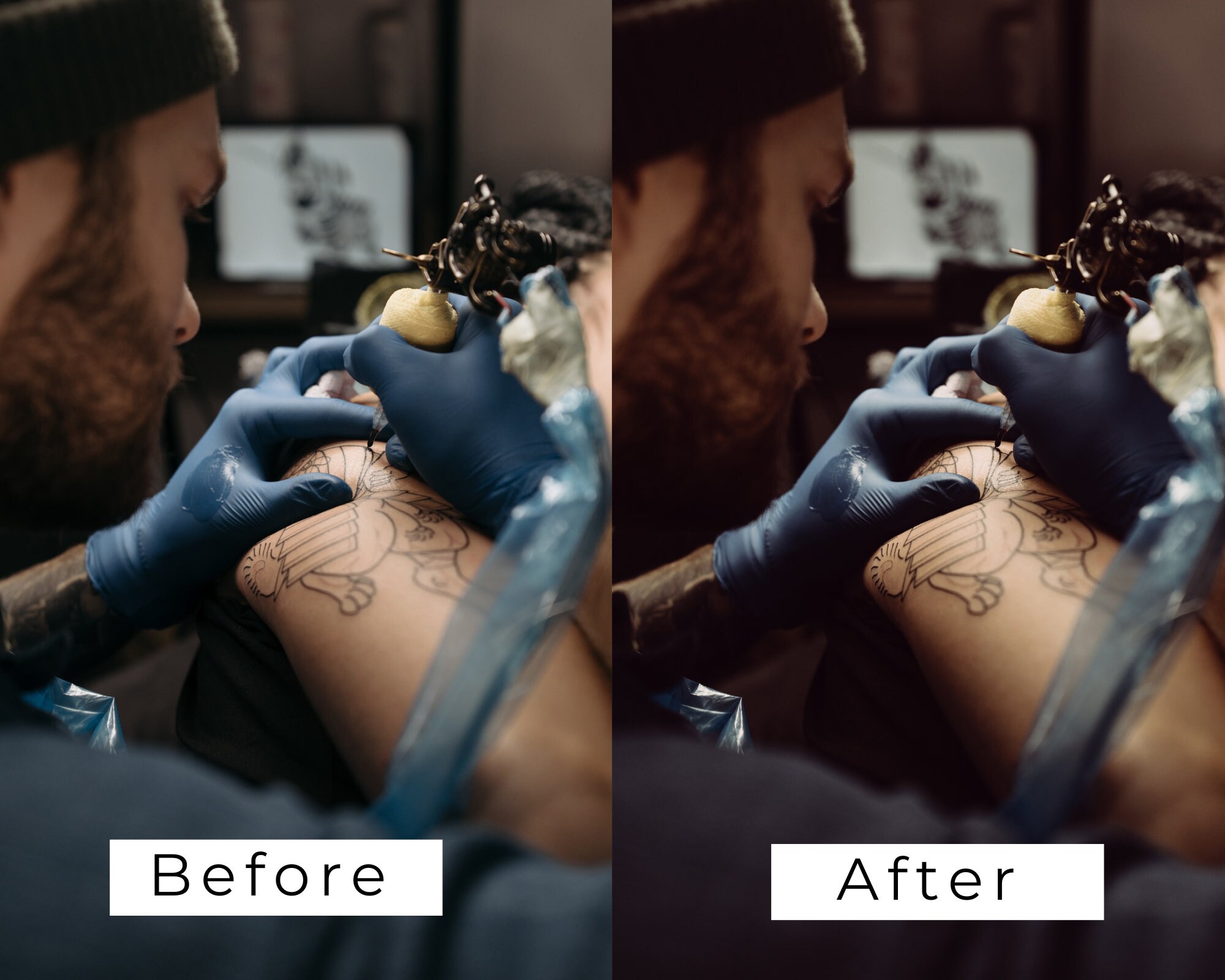 30 LUTS | Tattoo Artist | Tattoos | Ink | Premiere Pro | Photoshop ...