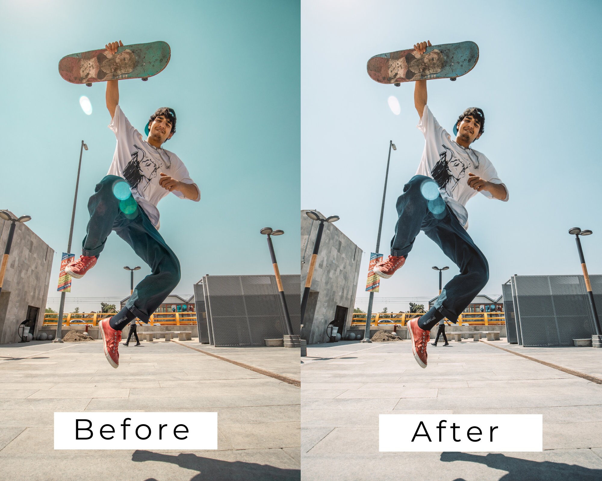 50 LUTS Skateboarder Skateboard Skating Video Presets Video Filters ...