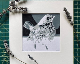 Feathers Handmade Intaglio Print - Etsy
