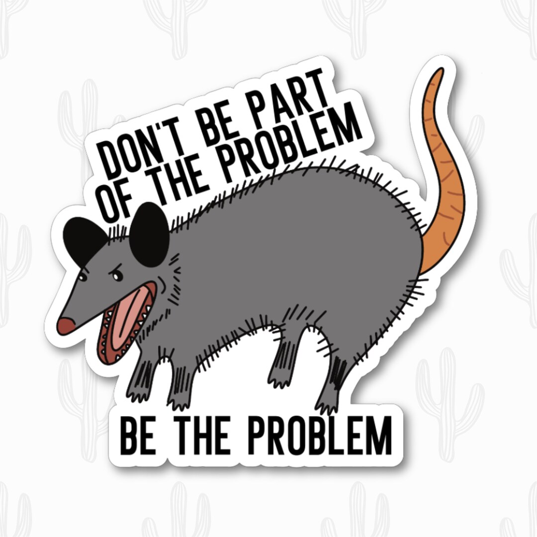 Possum Sticker, Possum Decal, Opossum Sticker, Animal Sticker ...
