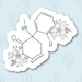 Ketamine Molecule Sticker, Chemistry Stickers, Science Stickers ...