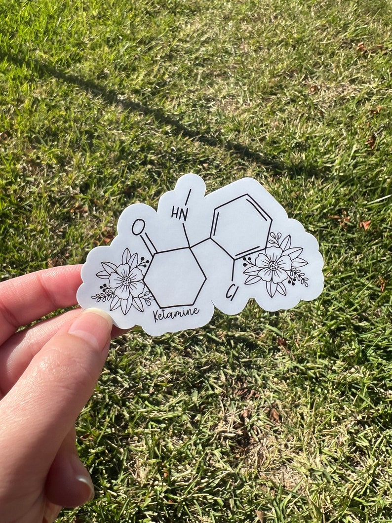 Ketamine Molecule Sticker Chemistry Stickers Science - Etsy