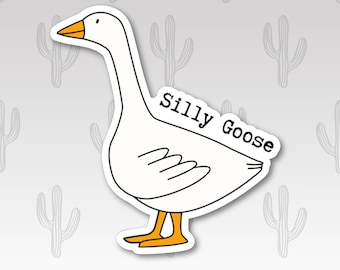Silly Goose Honkers Stickers Laptop Sticker Water Bottle Sticker Funny ...
