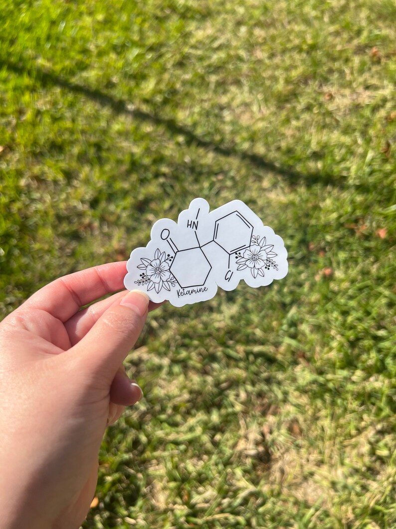Ketamine Molecule Sticker Chemistry Stickers Science - Etsy